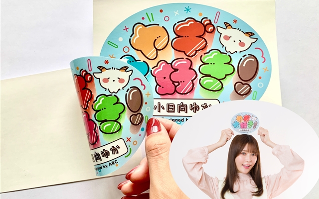 両面印刷シール| 印刷実績 No:432｜繁盛シール工房